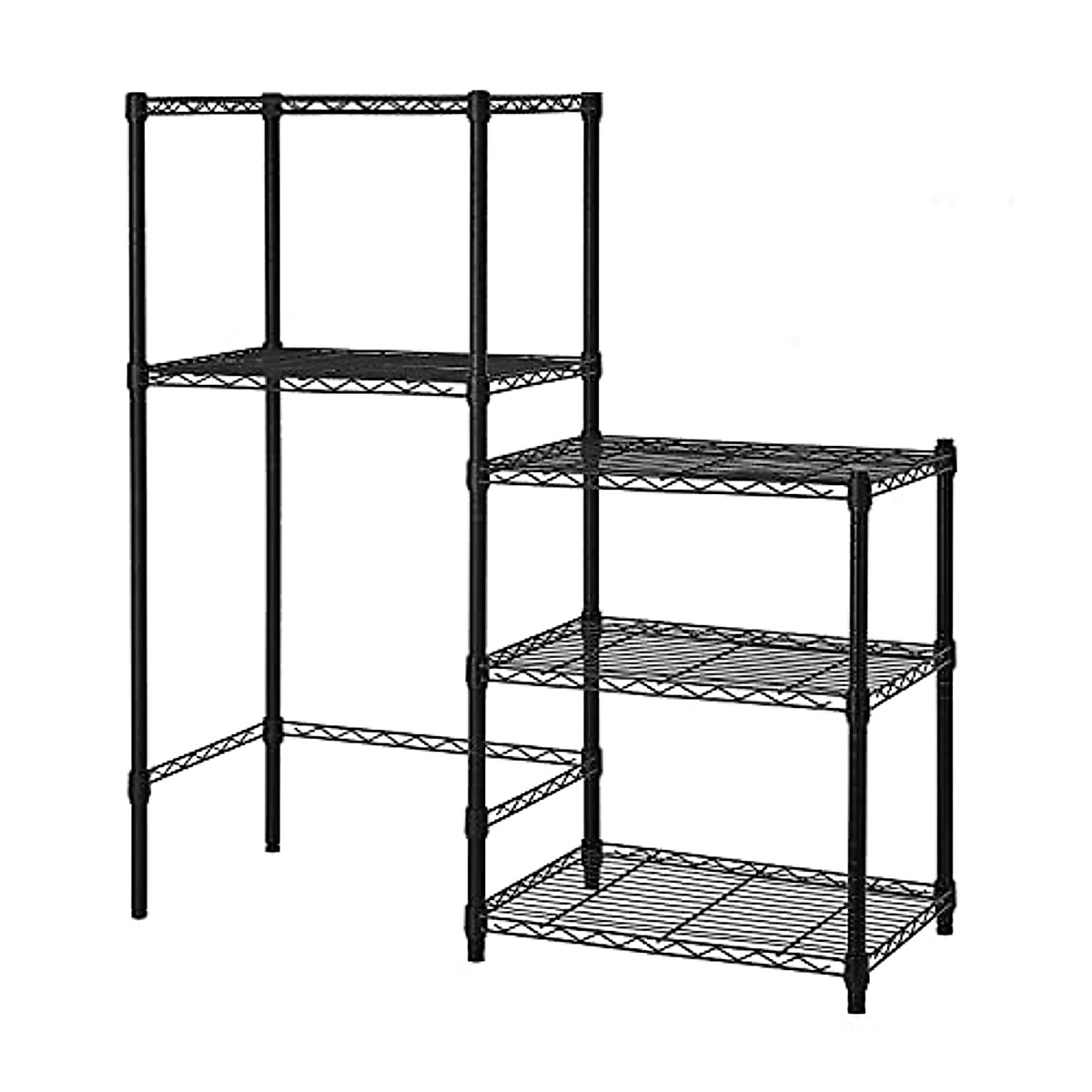 DormCo Mini Shelf Supreme with Supreme Shelving - 3 Shelf Add On (Standard) - Black