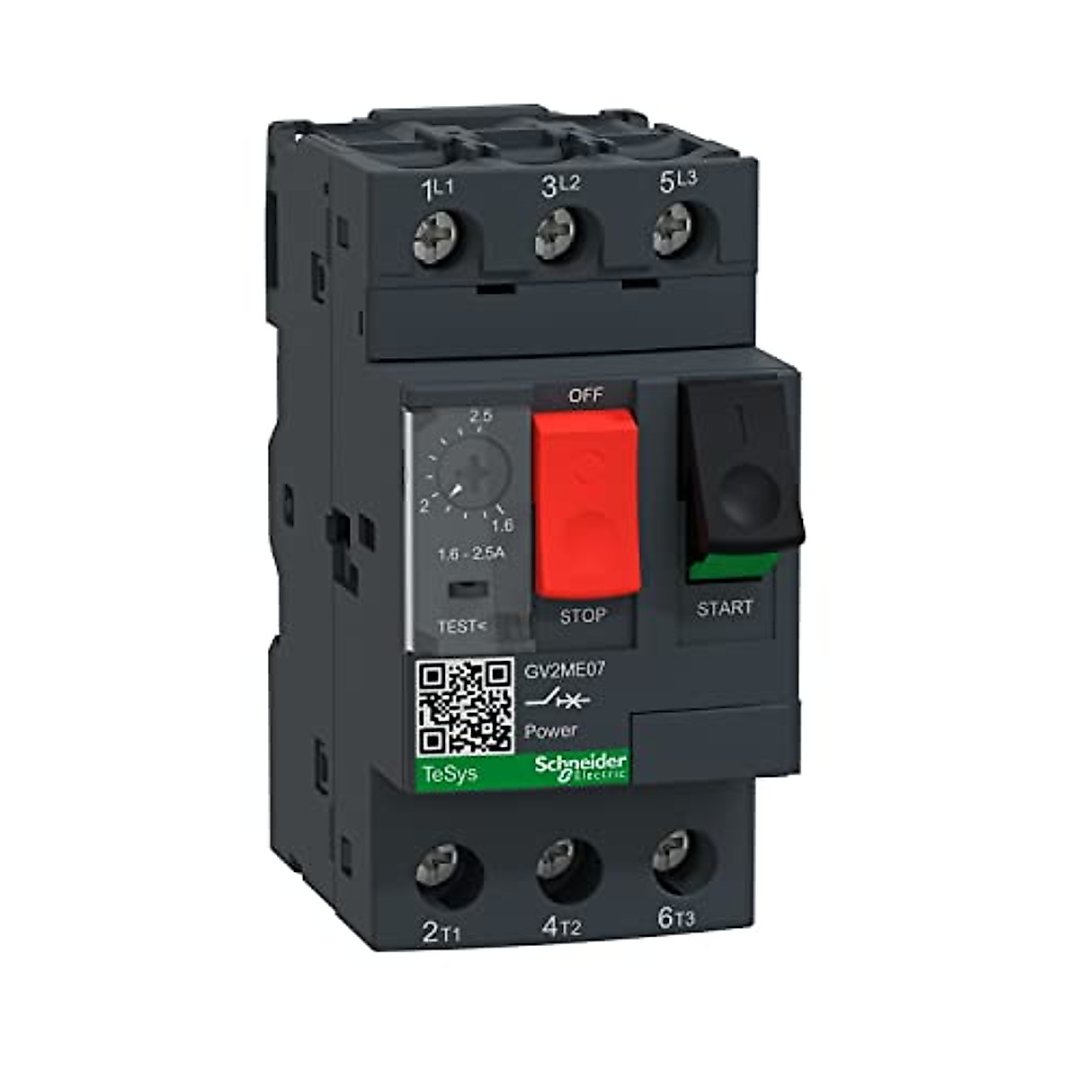 Schneider Electric Gv2me07 3P Motor Circuit Breaker 1.6-2.5A Gv2me07