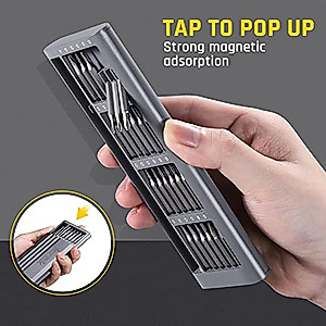 Fanttik X5 Precision Screwdriver Set, 25-in-1 Mini Screwdriver, 5/32'' Hex, Magnetic Driver Bits Set, Pocket Manual Hand Tool, Screwdriver Tool Set, Repair Tool Kit for Electronics