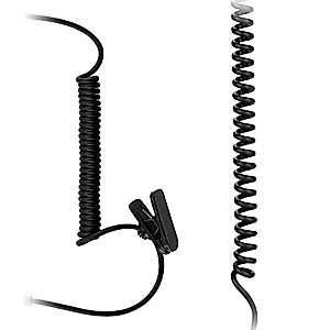 ERIPHA Police Earpiece 3.5mm /1 Pin Listen Only Acoustic Tube Earbud Headset for Remote Speaker Mic Motorola Kenwood 2 Way Radio FBI Security Surveillance Walkie Talkie (2 Packs)