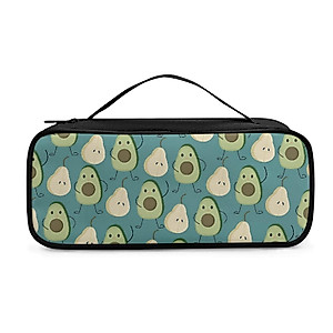 Gomyblomy Funny Avocado Stethoscope Case Fit for Most Stethoscopes, Universal Stethoscope Storage Bag Hard Holder Organizer Case with Extra Mesh Pockets for Nurses and Doctors