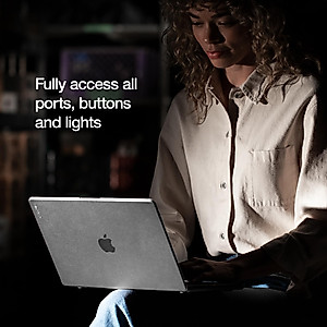 Incase Dots Hardshell with Makrolon® - MacBook Air 13 inch Case - 2025, 2024, 2023, 2022, M4, M3, M2 - MacBook Case, Laptop Cover, Protective Hard Shell, Scratch Resistant, Lightweight - Clear