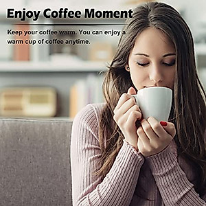 Candle Warmer Plate, Coffee Mug Warmer, Coffee Warmer for Desk, Coffee Cup Warmer with Auto Shut Off