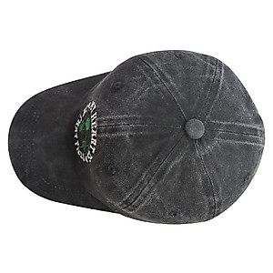 Soccer Ball Hats for Men Women, Funny My Heart is on That Field Soccer Hat, Adjustable Washed Vintage Cotton Embroidered Football Baseball Cap, Fathers Day Soccer Gifts for Dad Mom Grandma Grandpa