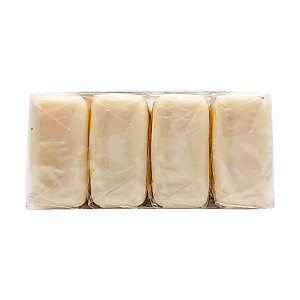 A LA MAISON - Triple French Milled Unscented Natural Moisturizing Hand Soap Bar (4 Bars of Soap, 3.5 oz) (4 Bars, 3.5 oz, Goat Milk)