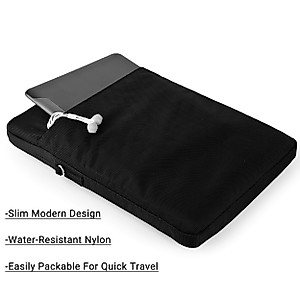 13-inch Laptop Sleeve Crossbody Bag for Acer Chromebook C202 C223 Flip C214 Spin 311 C720 11.6", Asus L210 L203MA (Black)