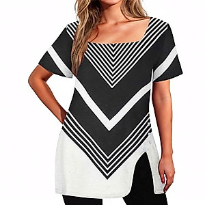 Womens T Shirts Womens Spring Tops Shirts for Women Tops for Women Casual Oversized T Shirts for Women Business Casual Tops Plus Size Tops