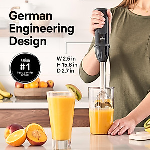 Braun MQ5025 Hand Blender Multiquick Vario, MQ5025, Black