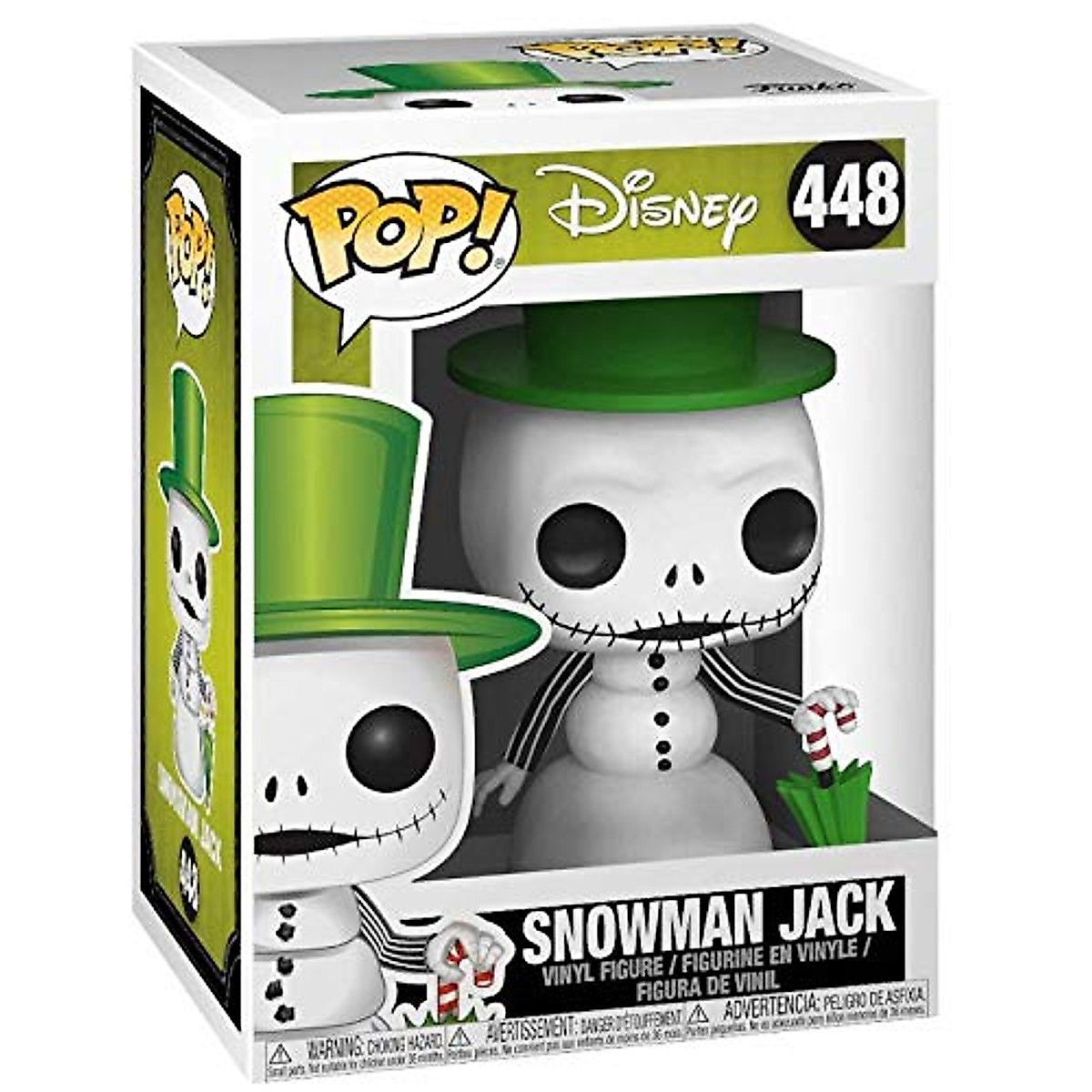 POP Disney: The Nightmare Before Christmas - Snowman Jack Funko Vinyl Figure (Bundled with Compatible Box Protector Case)
