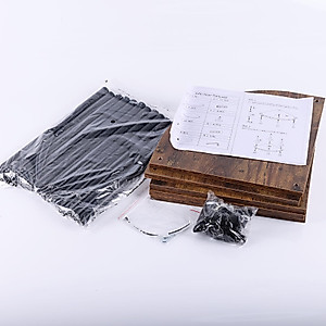 SHENGTIAN 5 Tier Corner Shelves, Multipurpose Shelving, Corner Bookshelf Plant Stand, Corner Storage for Living Room, Kitchen, Home Office