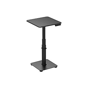 Monoprice Single Motor Sit-Stand Desk Pedestal, 110 lbs. Weight Capacity, for Laptops, Compact Computer Setups, & Office Work - Workstream Collection