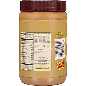 SKIPPY Natural Creamy Peanut Butter Spread Twin Pack 2-Pack, 5 LB