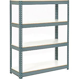 Global Industrial Extra Heavy Duty Shelving 48Wx12Dx96H 7 Shelves 1500 lbs. Cap. Per Shelf GRY