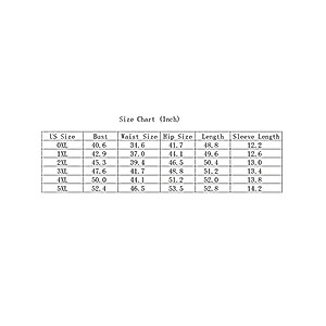 Floerns Women's Plus Size Mock Neck Short Sleeve Bodycon Pencil Midi Dress Black Pure 2XL