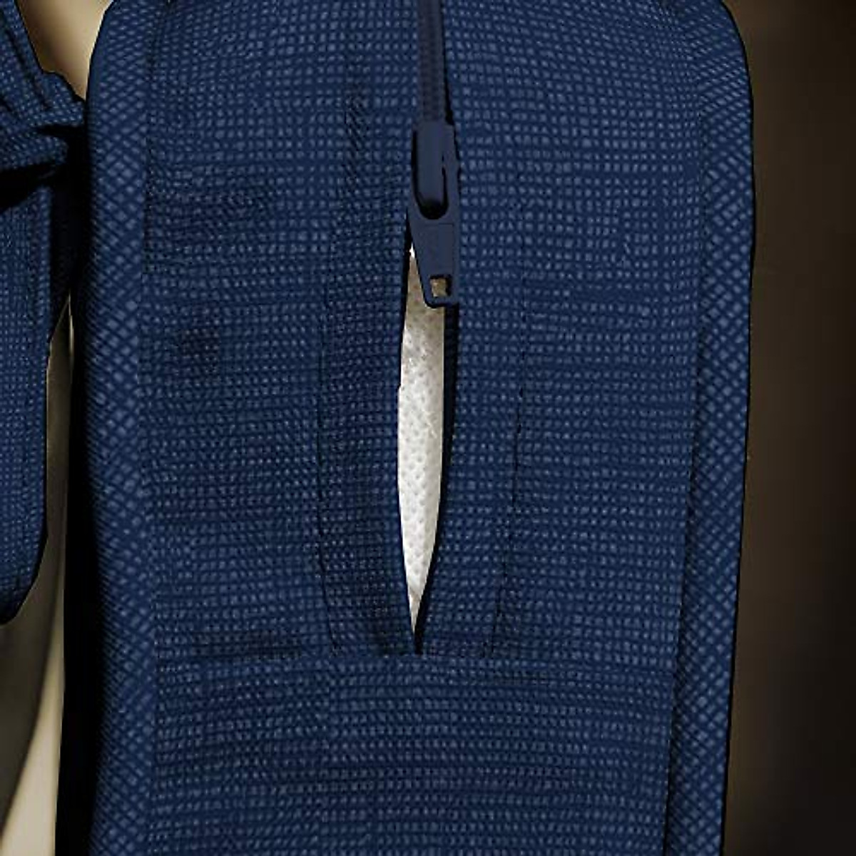 Arden Selections ProFoam Essentials 20 x 20 x 3.5 Inch Outdoor Dining Chair Cushion, Sapphire Blue Leala