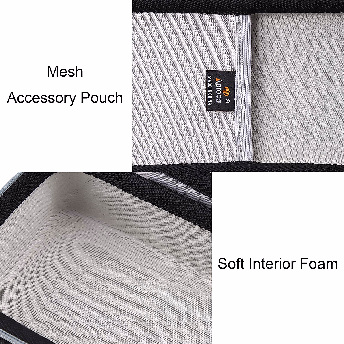 Aproca Hard Storage Travel Storage Case for Remington MB6850 Vacuum Stubble and Beard Trimmer