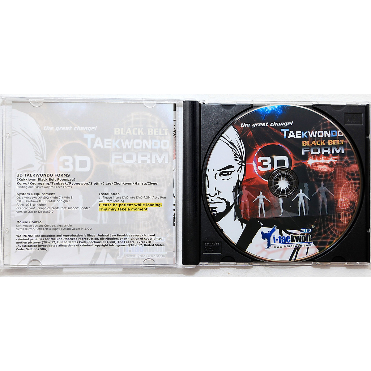 Taekwondo 3D Black Belt Form Kukkiwon Taekwondo Poomsae Tutorial PC Software