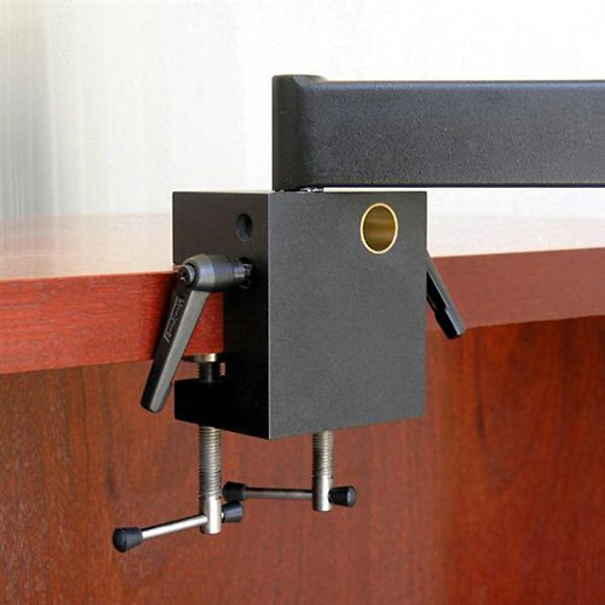 AmScope SM-6TZ-FRL-5M Digital Professional Trinocular Stereo Zoom Microscope, WH10x Eyepieces, 3.5X-90X Magnification, 0.7X-4.5X Zoom Objective, 8W Fluorescent Ring Light, Clamping Articulating Arm Stand, 110V-120V, Includes 0.5X and 2.0X Barlow Lenses an