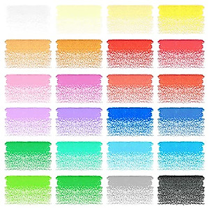 ARTEZA 24 Scented Pencils for Kids, Pre-Sharpened Color Pencils for Kids, Triangular Shape Smelly Pencils for Kids