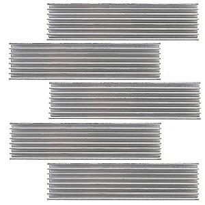 5PCS 100 * 25 * 10mm Aluminum Chip Heat Sink Heatsink Cooling LED Power IC Transistor