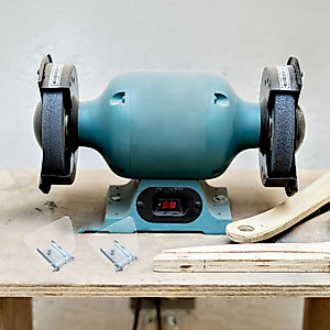 for Bench Grinder, 2Pcs Bench Grinder Guards, Safety , Stainless Steel Case Tool, Shield Attachment Accessories Grinder Eyeshield Replacement Kit for Most Bench Grinders