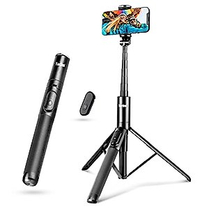 Torjim 60” Phone Tripod & Selfie Stick, All in One Extendable Cell Phone Tripod with Remote Shutter for Live Streaming/Video Recording/Photo, Upgraded iPhone Tripod Stand Compatible with iOS/Android