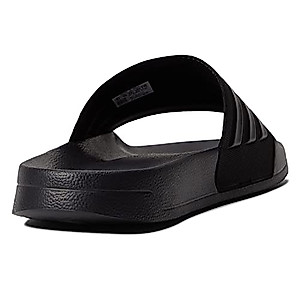 adidas Unisex Shower Slide Sandal, Core Black/Core Black/Core Black, 9 US Men