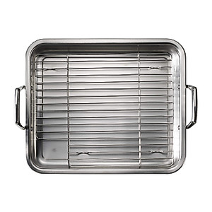 Tramontina Roasting Pan Stainless Steel 18.75-Inch, 80203/010DS