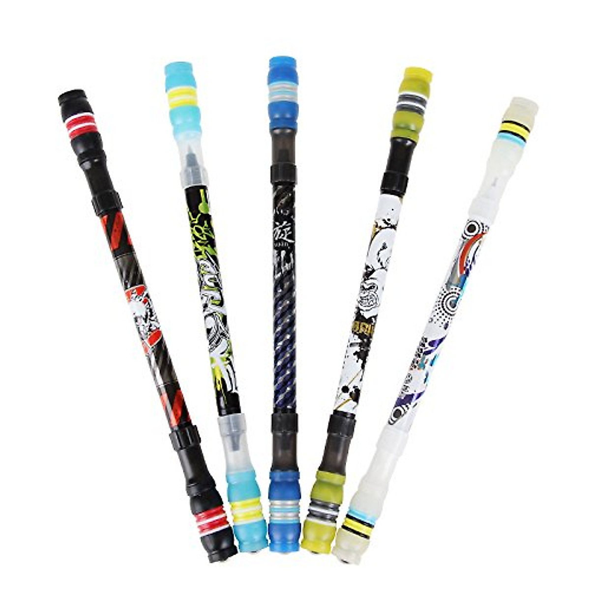 ZHIGAO 5028 V.7.0 Non Slip Coated 20cm Spinning Pen with Weighted Ball ((ONLY ONE,Random Color))