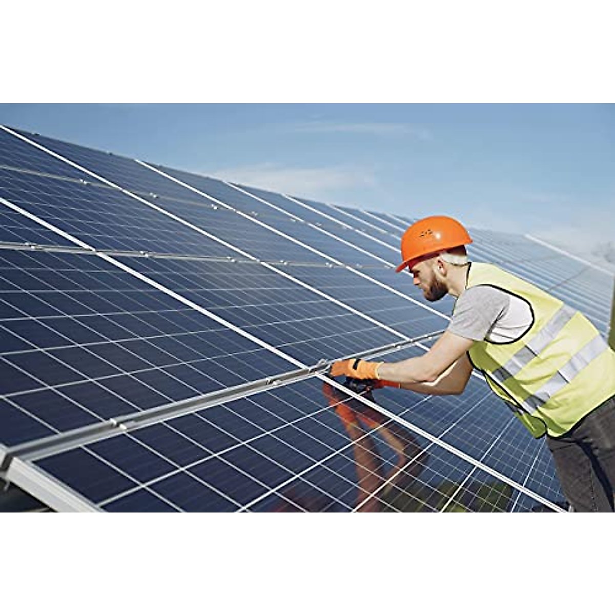 ExpertPower 100 Watt 12 Volt Monocrystalline Solar Panel, Compact Design 40.16 X 20.08 X 1.38 in, High Efficiency Module PV Power for Battery Charging Boat, Caravan, RV, Off Grid Applications