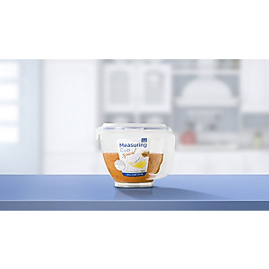 (Pack of 2) LOCK & LOCK SPECIAL Measuring Bowl with Handle 33.81-oz / 4.23-cup