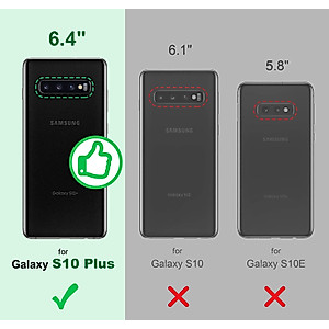 Silverback for Samsung Galaxy S10 Plus Case, Moving Liquid Holographic Sparkle Glitter Case with Kickstand, Bling Diamond Rhinestone Stand Slim Galaxy S10 Plus Case for Girls Women - Purple