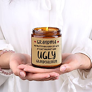 Grandma Birthday Gifts, Funny Scented Candles for Grandma, Mothers Day Gifts for Grandma, Grandma Gifts from Granddaughter Grandchildren Grandson, Gifts for Nana, Great Grandma Gifts
