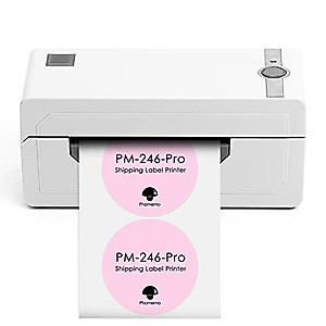 Phomemo Label Printer- Thermal Shipping Printer 4x6 Label Printer for Shopify, FedEx, Ebay, Etsy, Barcode, Mailing, Adress Labels, Postage, PM-246 Pro