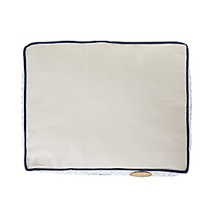 Now House for Pets by Jonathan Adler Grey Diamond Cushion Dog Bed, Small | Small Dog Bed Washable Dog Bed for Small Dogs by Now House by Jonathan Adler