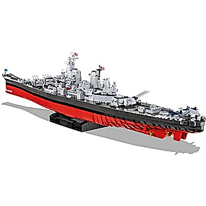 COBI Historical Collection World War II Iowa-Class Battleship, 4-in-1 Executive Edition