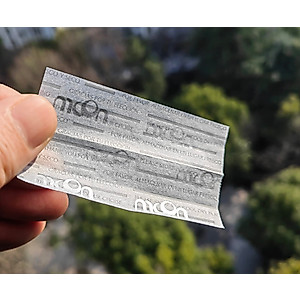 LEVENO 20 Pack 1-1/4" Translucent Color Ultra Thin - 78mm Long 20 Booklets (40 Papers Per Booklet)