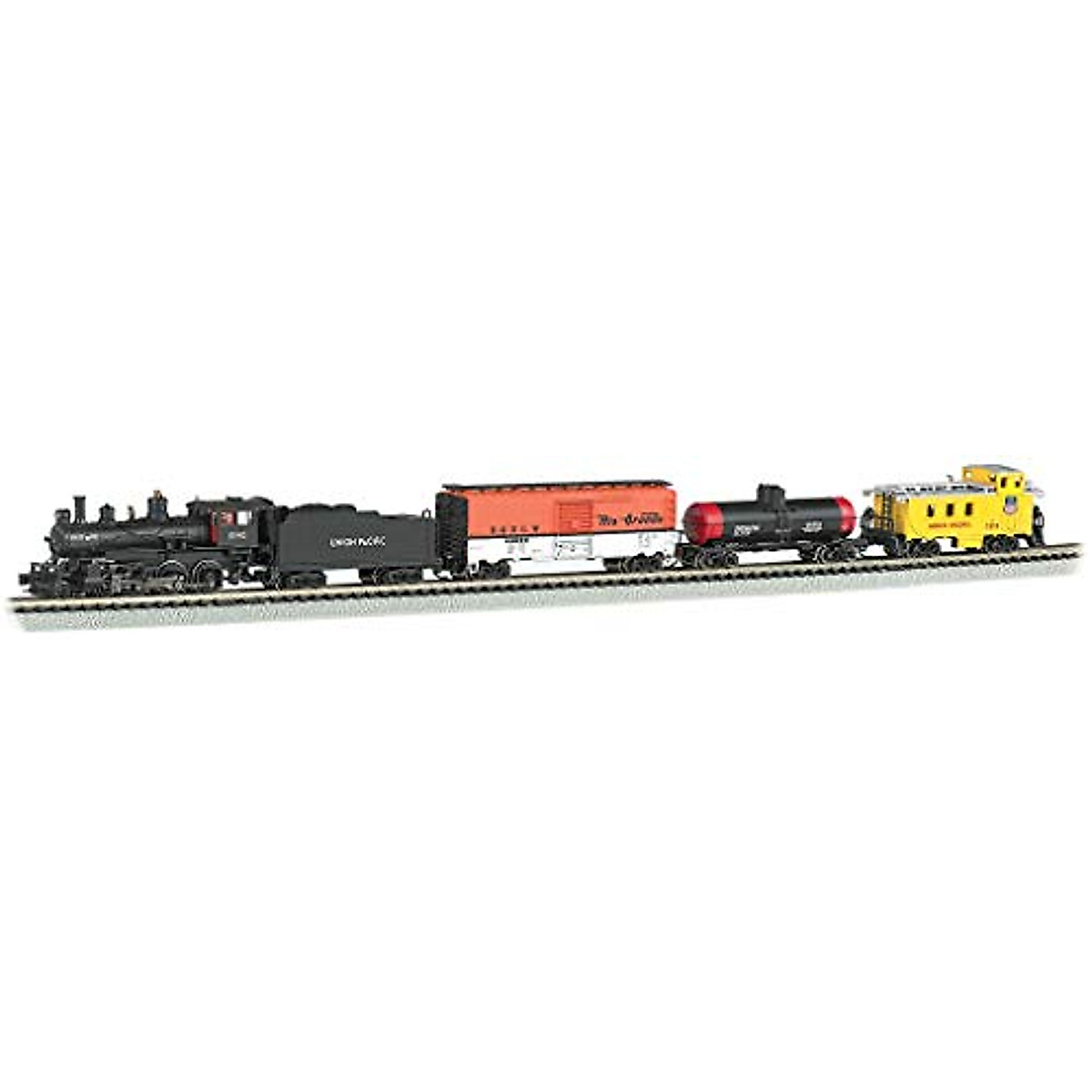 Bachmann Trains - Whistle-Stop Special DCC Sound Value Ready to Run Electric Train Set - N Scale , Black