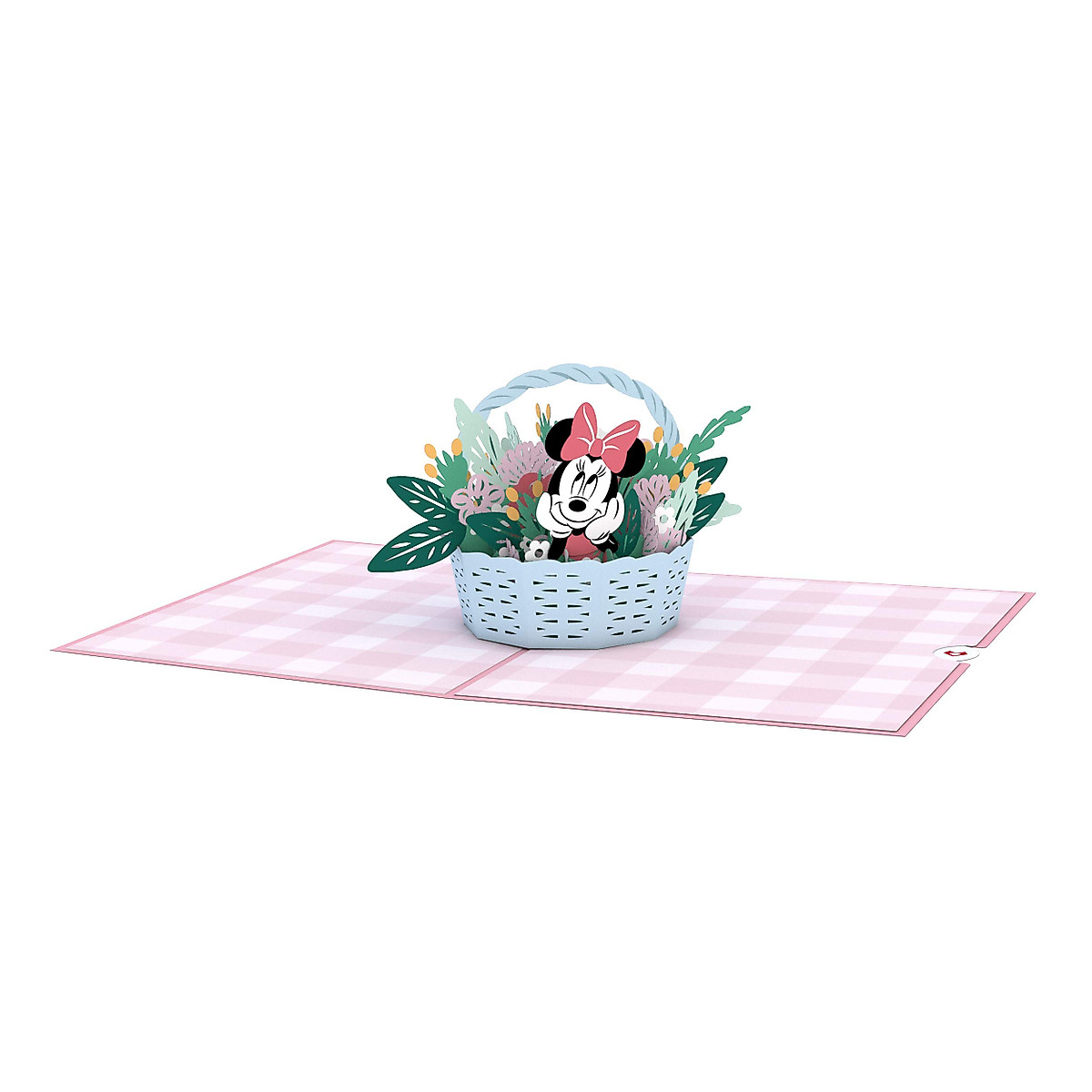 Lovepop Disney Minnie Mouse Flower Basket 3-D Pop-Up Greeting Card