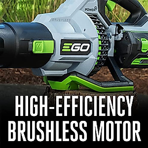 EGO Power+ LB7654 765 CFM Variable-Speed 56-Volt Lithium-ion Cordless Leaf Blower with Shoulder Strap, 5.0Ah Battery and Charger Included
