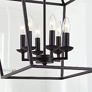 Home Decorators Collection Weyburn 6-Light Bronze Caged Chandelier