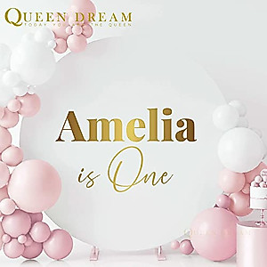 White Round Backdrop Cover 7.2x7.2ft White Circle Photo Photography Background for Birthday Party Wedding Decorations