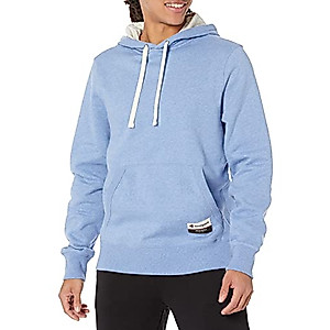 Champion Men's Authentic Originals Sueded Pullover Hoodie, Blue Jazz Heather, Medium