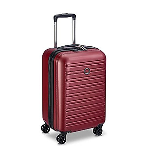 Delsey Adults-Unisex's Hand Luggage, Red, cabine XS (55 cm-43 L) New