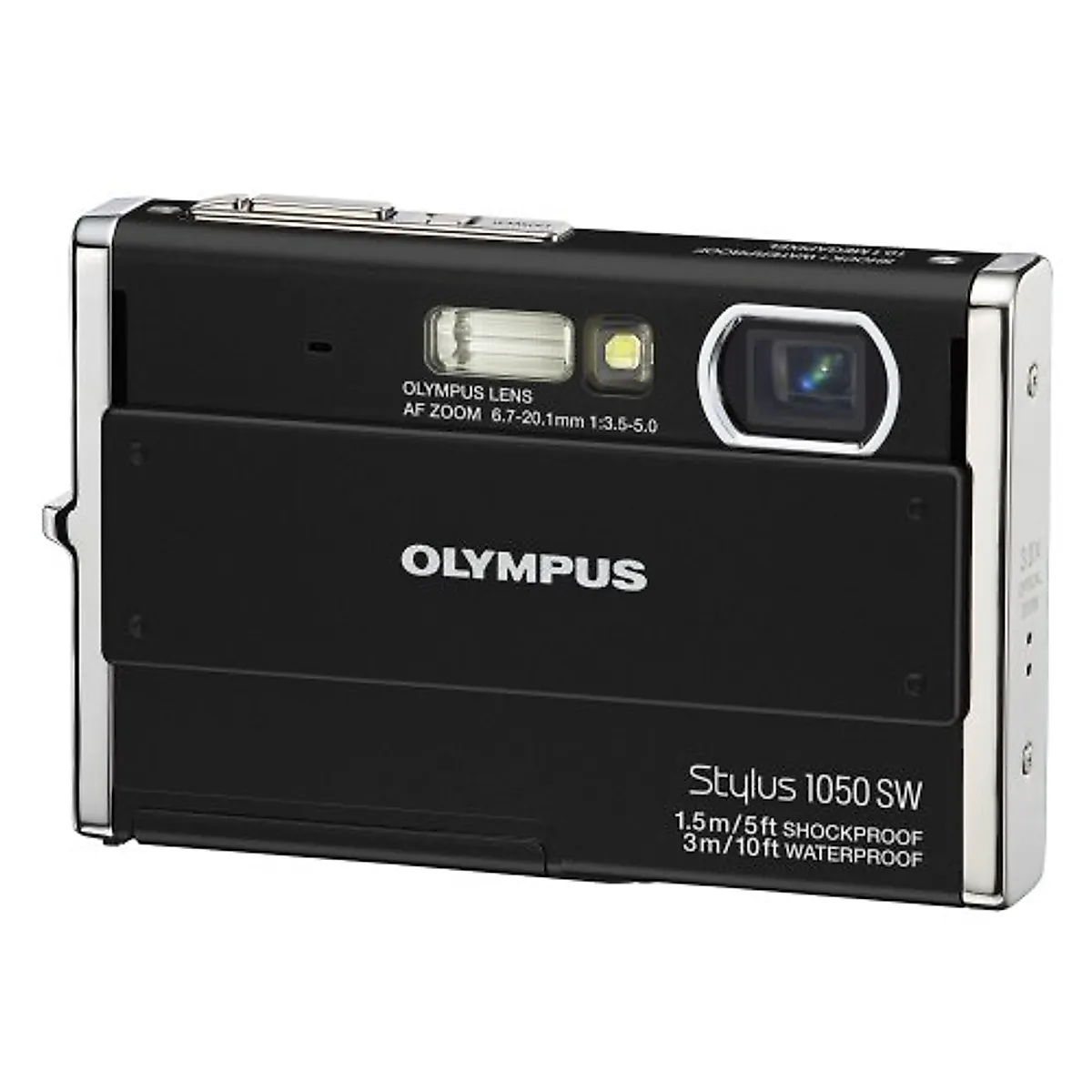 Olympus Stylus 1050SW 10.1MP Digital Camera with 3x Optical Zoom (Black)