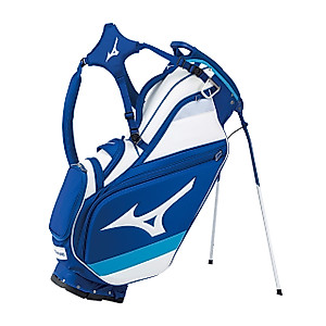 Mizuno 2021 Tour 14-Way Stand Bag, Black-Charcoal