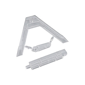 MY MIRONEY Clear Action Figure Display 5Pcs Flexible Action Base Holder for 1/144 SD BB Gundam Figure Models