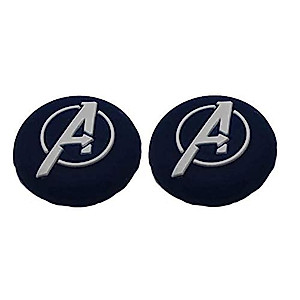 Avengers Logo Controller Thumb Grips for PlayStation 3 4 5 XBox One XBox Series X Nintendo Switch Pro Controllers