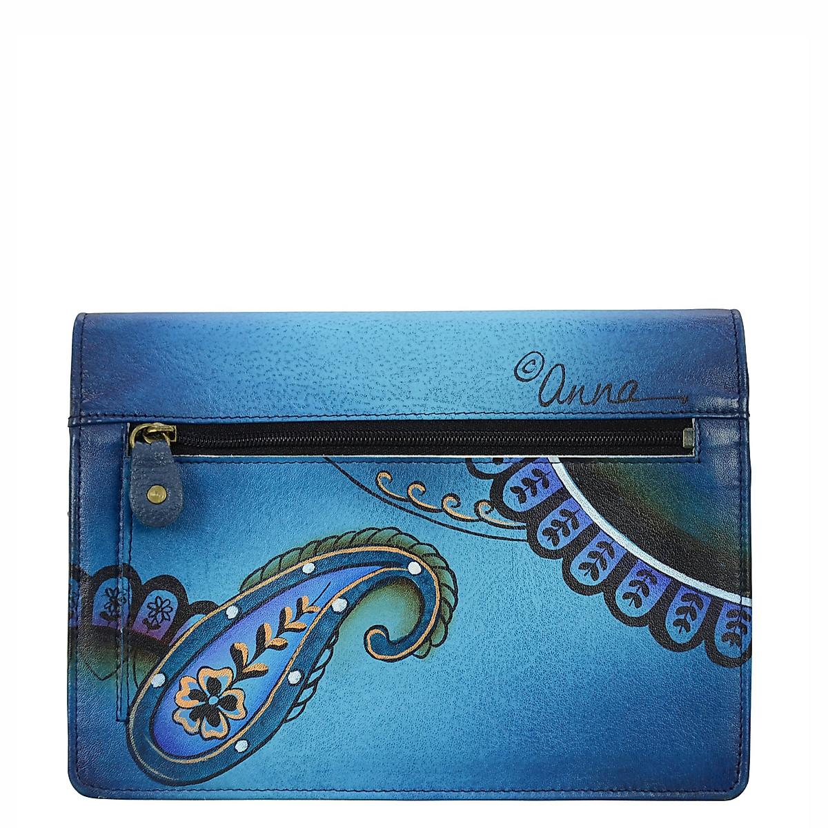 Anna by Anuschka Women's, DPF-Denim Paisley Floral, One Size