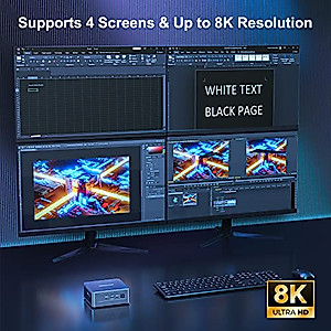 GEEKOM Mini PC Mini IT11, 11th Intel Core i7-11390H (up to 5.00 GHz), 32GB DDR4 RAM 2TB M.2 SSD, Windows 11 Pro Mini Computers NUC 11, USB4.0/8K UHD/WiFi 6/BT5.2, Home/Office Mini Desktop Computer